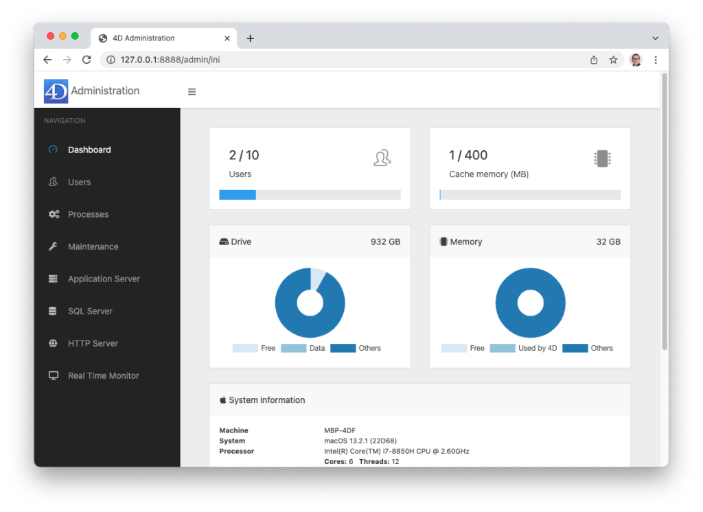 Integrate your Own Administration Window for 4D Server - 4D Blog